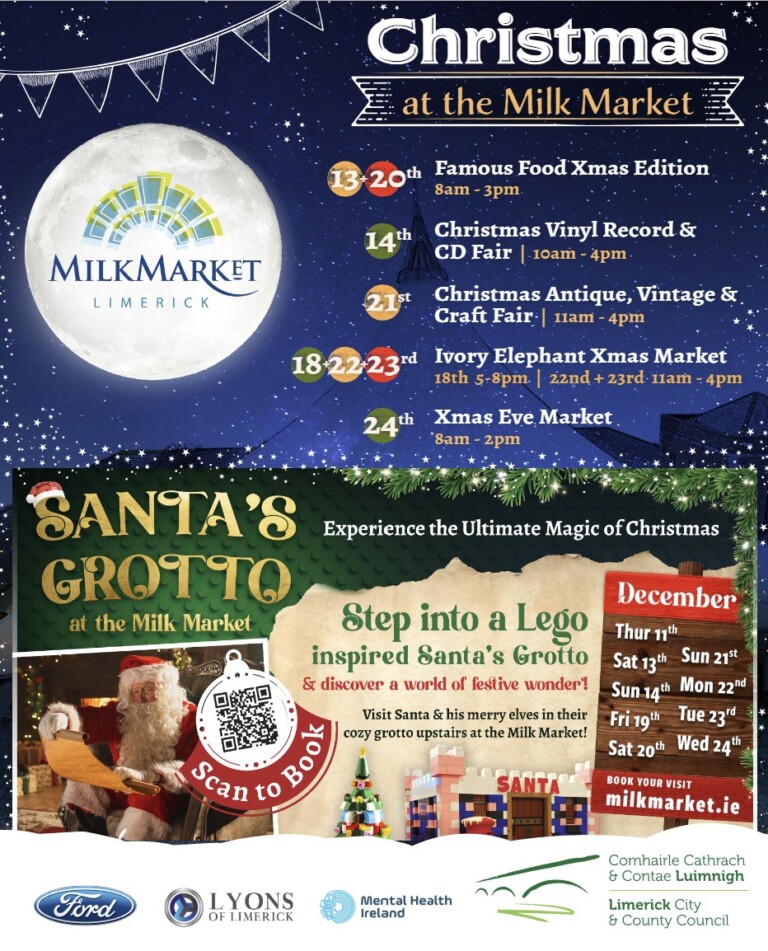 Christmas at the Milk Market 2025 | Milk Market Limerick